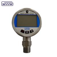 China Bar Psi InHg Precision Portable Digital Pressure Gauge 80mm 100mm for sale