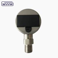 China 0.1% 0.2% High Precision Digital Pressure Gauge Stainless Steel With Rubber Cover for sale