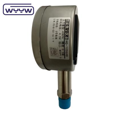 China 4.5V Battery Digital Pressure Gauge 100mm Case With LCD Display for sale