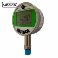 China 4.5V Battery Digital Pressure Gauge 100mm Case With LCD Display for sale