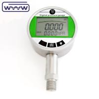 China 100mm lcd display digital vacuum and pressure gauge for sale