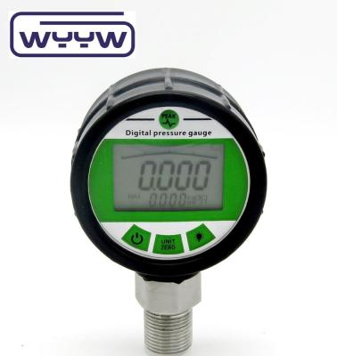 China 65mm 80mm 100mm Digital Pressure Gauge Manometer With Rubber Boot Cover for sale