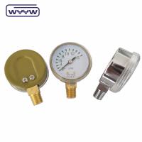 China Commercial pressure meter pressure regulator use natural gas 50mm manometer supplier co2 pressure gauge for sale