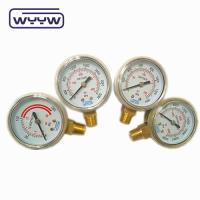 China Commercial pressure meter pressure regulator use natural gas 50mm manometer supplier co2 pressure gauge for sale