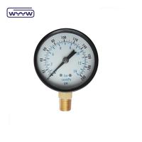 China Used to measure instruments 60mm economic 0-10bar air atmospheric pressure gauge for sale