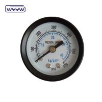 China 60MM  0-10 kgcm2 & 150 psi Black steel case White dial manometer for water pressure for sale