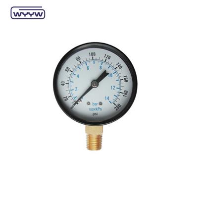 China Panel 100mm Kg/cm2 Flange Type Pressure Manometer for sale