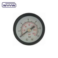 China Small Newest Products Promotion 0-160 Psi 0-10 Bar 1/8 Npt 40mm Axial Pressure Gauge for sale