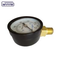 China 60mm Steel Case Bourdon Tube Type Atmospheric Pressure Gauge for sale