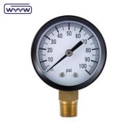 China 60mm Steel Case Bourdon Tube Type Atmospheric Pressure Gauge for sale