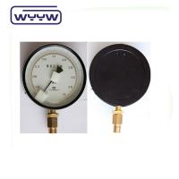 China Dial Size Pressure Gauge Precision Manometer With Black Steel Case for sale
