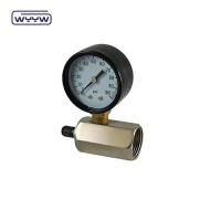 China Bottom 40mm 1.5' Argon Gas Pressure Gauge Plastic Material for sale