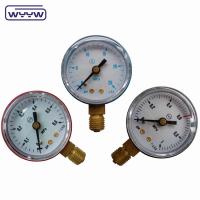 China Natural Gas Pressure Gauge Manometer 50mm Color Pressure Gauge for sale