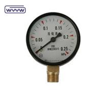 China Black Steel Economy Pressure Gauge 60mm Natural Gas LPG Pressure Gauge for sale