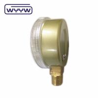 China Lower Mount Gas Manometer Pressure Gauge For Oxygene Cylinder for sale