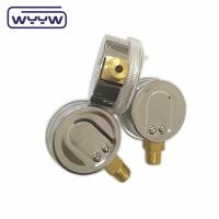 China Lower Mount Gas Manometer Pressure Gauge For Oxygene Cylinder for sale