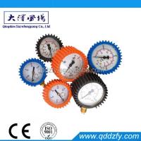China 60mm Economy Pressure Gauge Manufacturer With Rubber Protective Cover for sale