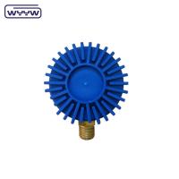 China 60mm Economy Pressure Gauge Manufacturer With Rubber Protective Cover for sale