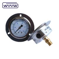 China high quality hydraulic EN837-1 pressure gauge with front flange for sale