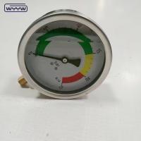 China CE Approval EN837-1 Glycerine Oil Filling Hydraulic 0-25 Bar G1/4