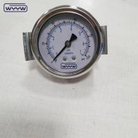 China U-clamp type class 1.6% 2.5 inch anti-vibration pressure manometer for sale