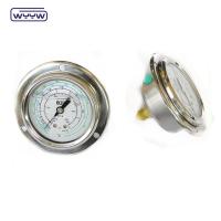 China China custom OEM stainless steel hydraulic oil safe gauge pressure gauge,oil pressure gauge, air differential pressure gauge for sale
