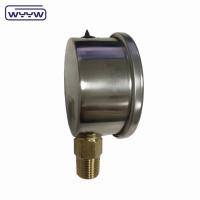 China Industrial manometer YN52mm hydraulic oil press pressure gauge 52mm 1/4NPT for sale
