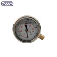 China YN60 shock-proof radial bottom entry oil filled stainless steel 2.5