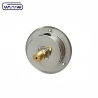 China EN837-1 panel mount 25 bar 63mm front flange oil filled pressure gauge for sale