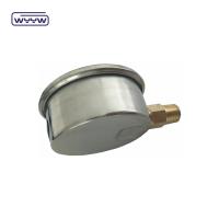 China Silicone Oil Filled Pressure Gauge Manometer 60mm 1 Year Warranty for sale