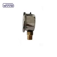 China SS Case Gas Test Pressure Gauge 40mm Dial Size Back Mount for sale