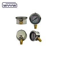 China Hydraulic Industrial Pressure Gauge Manometer 60mm for glycerin for sale