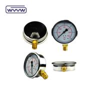 China Hydraulic Industrial Pressure Gauge Manometer 60mm for glycerin for sale