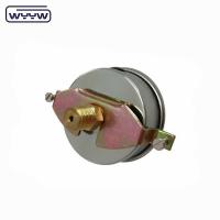 China Water Tank 60mm Oil Pressure Gauge U-Clamp With Stainless Steel Case for sale