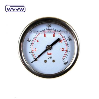 China price 60mm center back dual bar pressure gauge for sale
