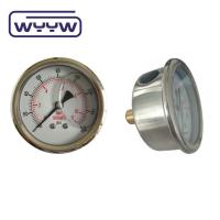 China 60Mpa 70Mpa Heavy Duty High Pressure Gauge Back Mount 1 Year Warranty for sale