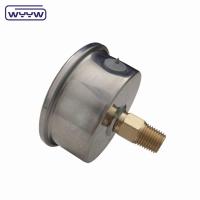China 60Mpa 70Mpa Heavy Duty High Pressure Gauge Back Mount 1 Year Warranty for sale