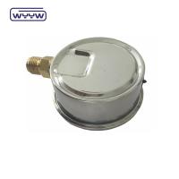 China 0 - 100Mpa Oil Filled Pressure Gauge Bottom Mount For Hydraulic Press for sale
