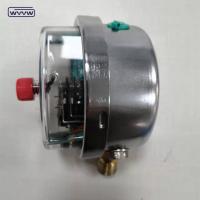 China 60MPa Silicone Filled 380V Electric Contact Pressure Gauge Shock Resistant for sale