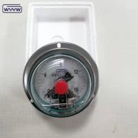 China 60MPa Silicone Filled 380V Electric Contact Pressure Gauge Shock Resistant for sale