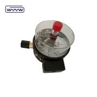 China Standard 63mm Electric Contact Pressure Gauge Bottom Mounting for sale