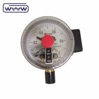 China 60mm Black Steel Air Standard Electric Contact Pressure Gauge for sale