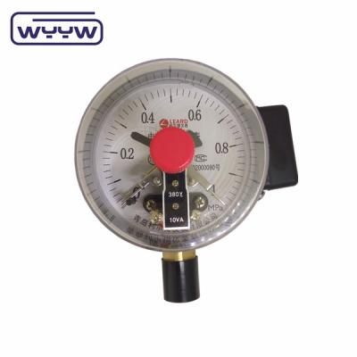 China 60mm Black Steel Air Standard Electric Contact Pressure Gauge for sale