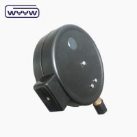 China Standard Electric Contact Pressure Gauge 60mm Black Steel / Stainless Steel Material for sale