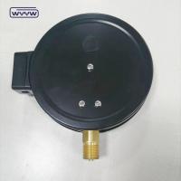 China NO+NC 1MPa Natural Gas Pressure Test Gauge 4 Inch 100mm Electric Contact Manometer for sale