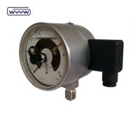 China Hydraulic Electric Contact Pressure Gauge Manometer 1.6% Accuracy for sale