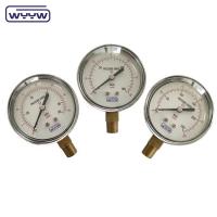 China 63mm Capsule Bellows mbar Durable Excellent Atmospheric Compound Bellows Pressure Gauge for sale