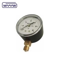 China 63mm capsule radial manometer kPa, mmAq, mmH2O  mbar low pressure gauge for sale