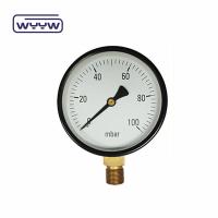 China black steel lpg low capsule pressure gauge Custom Specifications 2.5