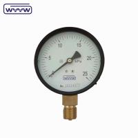 China Black Steel Lpg Low Capsule Pressure Gauge 2.5